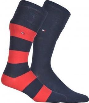 Tommy Hilfiger 342021001 - Chaussettes - Lot de 2 - Homme - Bleu (Tommy Original) - FR: 43-46 (Taille fabricant: 43)