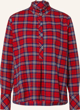 Lilienfels Lilienfels Blusenshirt Mit R&uuml;schen rot