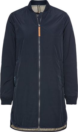 Camel Active Damen Mantel aus recyceltem Polyester Navy, womenswear-46