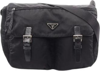 Prada Pre-owned Vela Sac bandouli&egrave;re - Homme - Pre-owned - Noir - Taille: ONE Size
