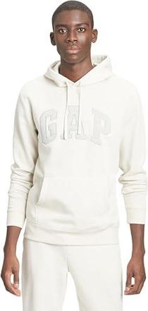 GAP Gap Heritage Logo Pullover Hoodie Maillot de survêtement, Blanc écru, Large Homme