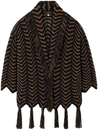 Alanui manteau Shady Beach à simple boutonnage - Marron