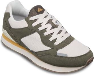 Quiksilver Fontana Baskets pour Homme, 43 EU, Vert, 43 EU