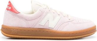 New Balance Low-Top Sneaker - Low-Profile Suede Sneakers With Perforated Detaili - Gr. 5 - in Weiß - für Damen
