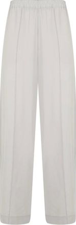 Fabiana Filippi Femme, Pantalons, Blanc, Taille: 38 FR Pantalon Large Taille Haute