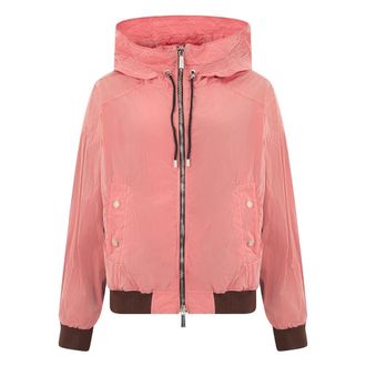 Moorer Veste Bombe Bomber &agrave; Capuche - Femme - Vestes - Rose - Taille: 36 FR