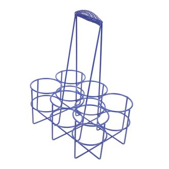 SOLUSTRE Tragbarer Bierflaschenträger aus Hochwertigem mit Ergonomischem Griff Rutschfestem Rundem Flaschenhalter für Bars Ktv Hotels und Heimgebrauch Stabiler