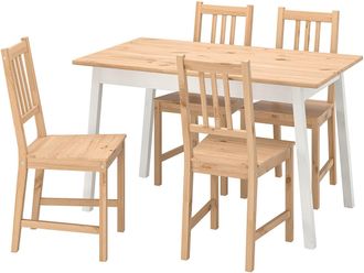 IKEA PINNTORP Tisch und 4 St&uuml;hle
