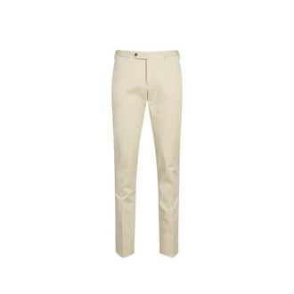 PT01 Pantalon slim &agrave; plis en coton
