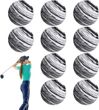 Generico Praxis-Golfb&auml;lle f&uuml;r den Hintergarten, 10 St&uuml;ck, leichte Schwammb&auml;lle, Sportausr&uuml;stung f&uuml;r den Innen- und Au&szlig;enbereich, Anf&auml;nger Junior Senior