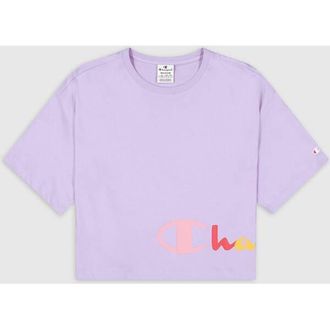 Champion Damen Shirt Crewneck Croptop T-Shirt