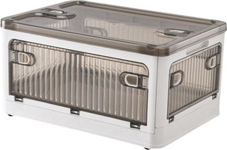 Generico Faltbare Aufbewahrungsbox mit Rollen, dekorativer Rolling Bin | Faltbarer Organizer für Speisekammer im Schlafzimmer, Bad, Design mit weichen Bewegung