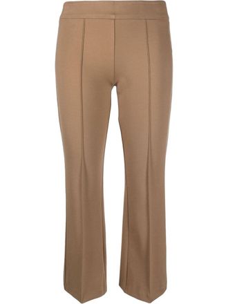 Blanca Vita pantalon court à taille mi-haute - Marron