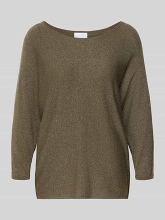 Comma Strickshirt aus Viskose-Mix mit 3/4-Arm