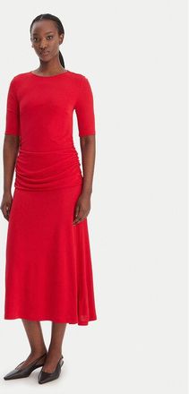 Tommy Hilfiger Coctailkleid Festive WW0WW47872 Rot Slim Fit