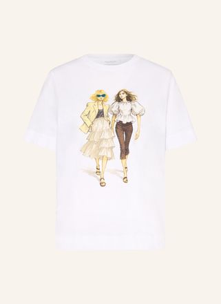 Rich & Royal T-Shirt Mit Schmucksteinen weiss