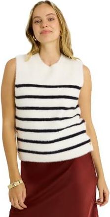 Grain de Malice Pull sans Manches ray&eacute; Femme