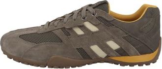 Geox Uomo Snake A Baskets pour Homme, Dove Grey Lt Taupe, 42 EU