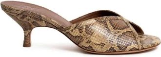 Gia Borghini Femme, Chaussures, Brun, Taille: 38 EU Melanie Heeled Mules