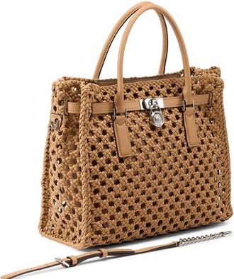Michael Kors Grand sac Hamilton Moderne tiss&eacute;