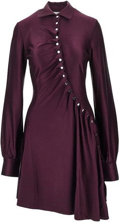 Paco Rabanne Draped jersey mini dress Woman 38
