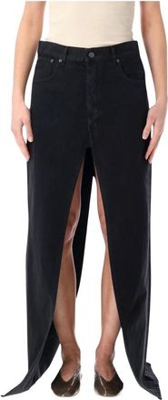 Haikure Femme, Jupes, Noir, Taille: W27 Gana Bull Denim Skirt