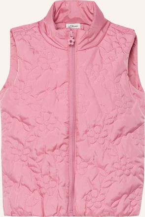 s.Oliver S.Oliver Outdoor-Weste rosa