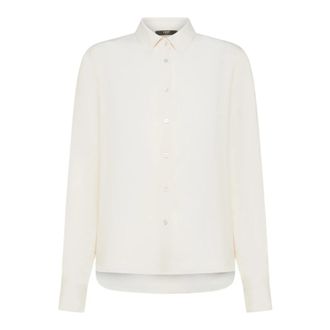 Seventy Wei&szlig;e Crepe Seidenbluse - - Blouses & Shirts - Damen - Wei&szlig; - XS