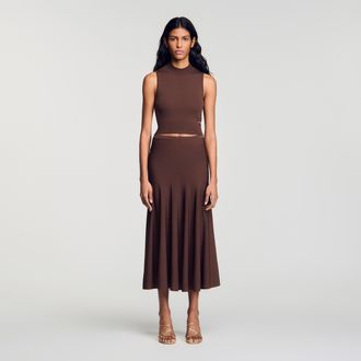 Sandro Pull court effet transparent