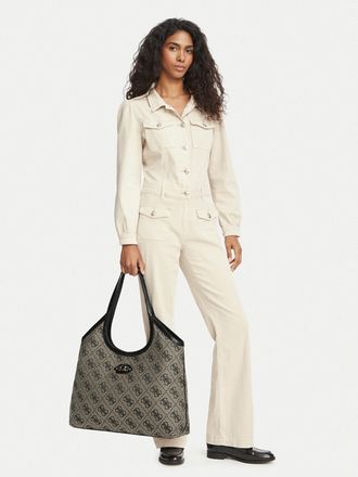 Guess Handtasche Guess Samantha Travel TWLB23 13010 Dunkelbeige