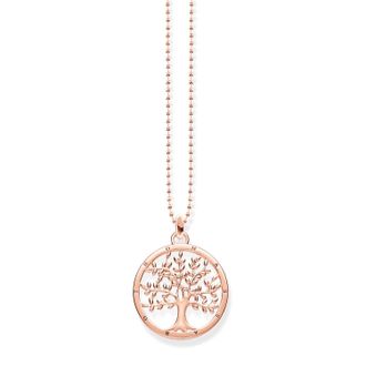 Thomas Sabo Thomas Sabo Damen Kette Tree of Love Ros&eacute;gold 925 Sterling Silber KE1660-415-40-L45v