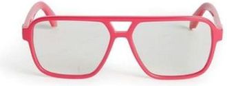 Off-white unisex, Accessoires, Rouge, Taille: 59 MM Style 28 Optical Frame