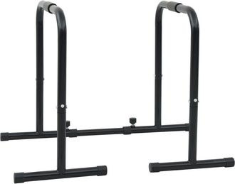 vidaXL Vidaxl - Dip-Stange Schwarz 116 x 66 x 74.5 cm Pulverbeschichteter Stahl