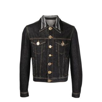 Versace Jeansjacke mit Medusa-Motiv