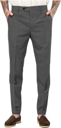 Berwich Homme, Pantalons, Gris, Taille: M Pantalon de costume pliss&eacute;