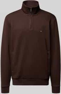 Tommy Hilfiger Regular Fit Troyer aus Baumwoll-Mix