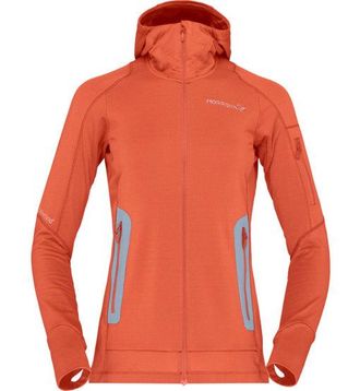 Norr&oslash;na Falketind Power Grid Hood - Fleecejacke - Damen