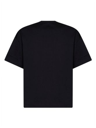 Jil Sander Mens Boxy Cotton T-Shirt Black T-Shirts And Polos
