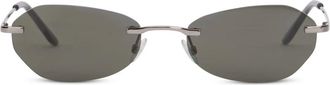 Our Legacy Homme, Accessoires, Gris, Taille: ONE Size Adorable Lunettes de soleil ovales