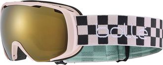 Bolle ROYAL Pink Checkerboard - Gold cat 3 - Skibrillen - Gold - Gr&ouml;&szlig;e S - - Kind, 6+
