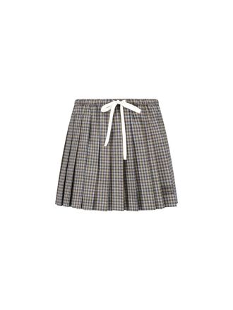 Miu Miu Mini Tartan Skirt