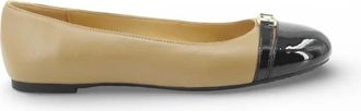 Michael Kors Femme, Chaussures, Beige, Taille: 37 EU Mandy Leather Moccasin
