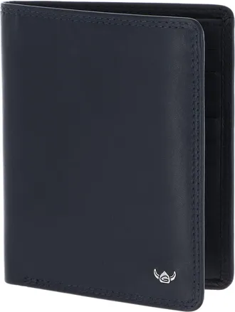 Golden Head Leder Kartenetui Polo RFID Protect Scheintasche ohne M&uuml;nzfach 1328 Marineblau dunkelblau