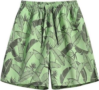 Generic Short cargo pour homme - Noir - Taille &eacute;lastique - Avec poches - Pantalon chino d&eacute;t&eacute; extensible - Pantalon cargo - Coupe ajust&eacute;e, vert menthe, XXL