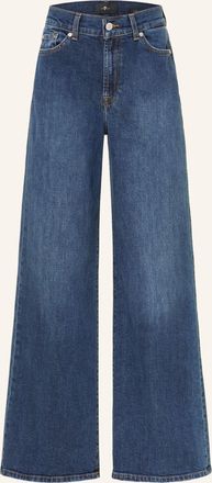 7 For All Mankind Wide Leg Jeans Lotta blau
