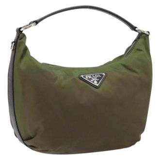 Prada Pre-owned Sac bandouli&egrave;re en cuir - Femme - Pre-owned - Vert - Taille: ONE Size
