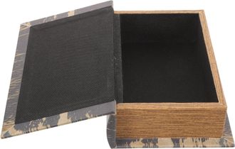 DOITOOL Faux Buch Deko Box im Vintage Stil Antike Buchattrappe f&uuml;r Stilvolle Aufbewahrung und Dekoration f&uuml;r Regale Tischdekoration und Wohnr&auml;ume Tour Eiffel