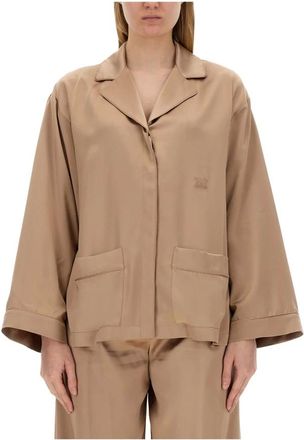Max Mara Femme, Blouses et Chemises, Beige, Taille: 38 FR Chemises