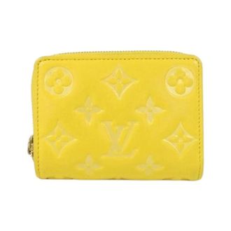 Louis Vuitton unisex, Pre-owned, Jaune, Taille: ONE Size Portefeuille Bi-fold Pre-owned