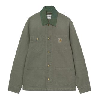 Carhartt Work in Progress OG Dearborn Canvas Chore Coat - - Jackets - Herren - Gr&uuml;n - L